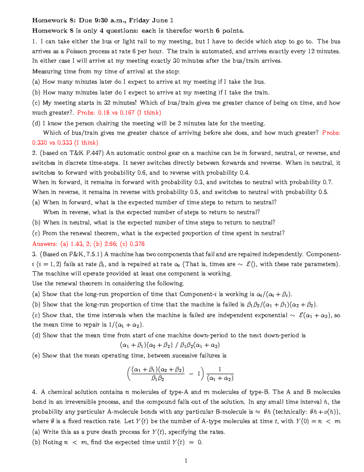 396 hwk8 - Spring 2018 Math 396 hw8 questions(Prof Elizabeth thompson ...