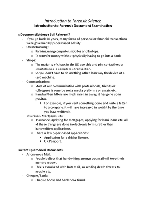 Lab Report 1 - Item Bottle - 4FO502 – Introduction to Forensic Science ...