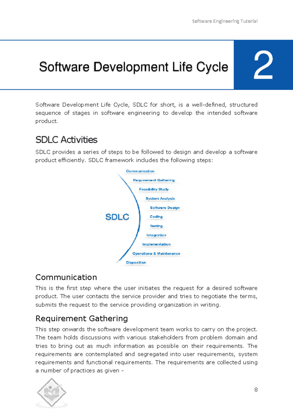 1 - Software development - Software Engineering Tutorial 8 Software ...
