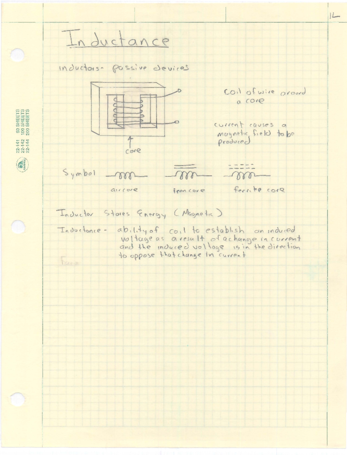 Inductance - Lecture Notes - ECE 200 - ' I I :rt!W W W '9, W W W - I s ...