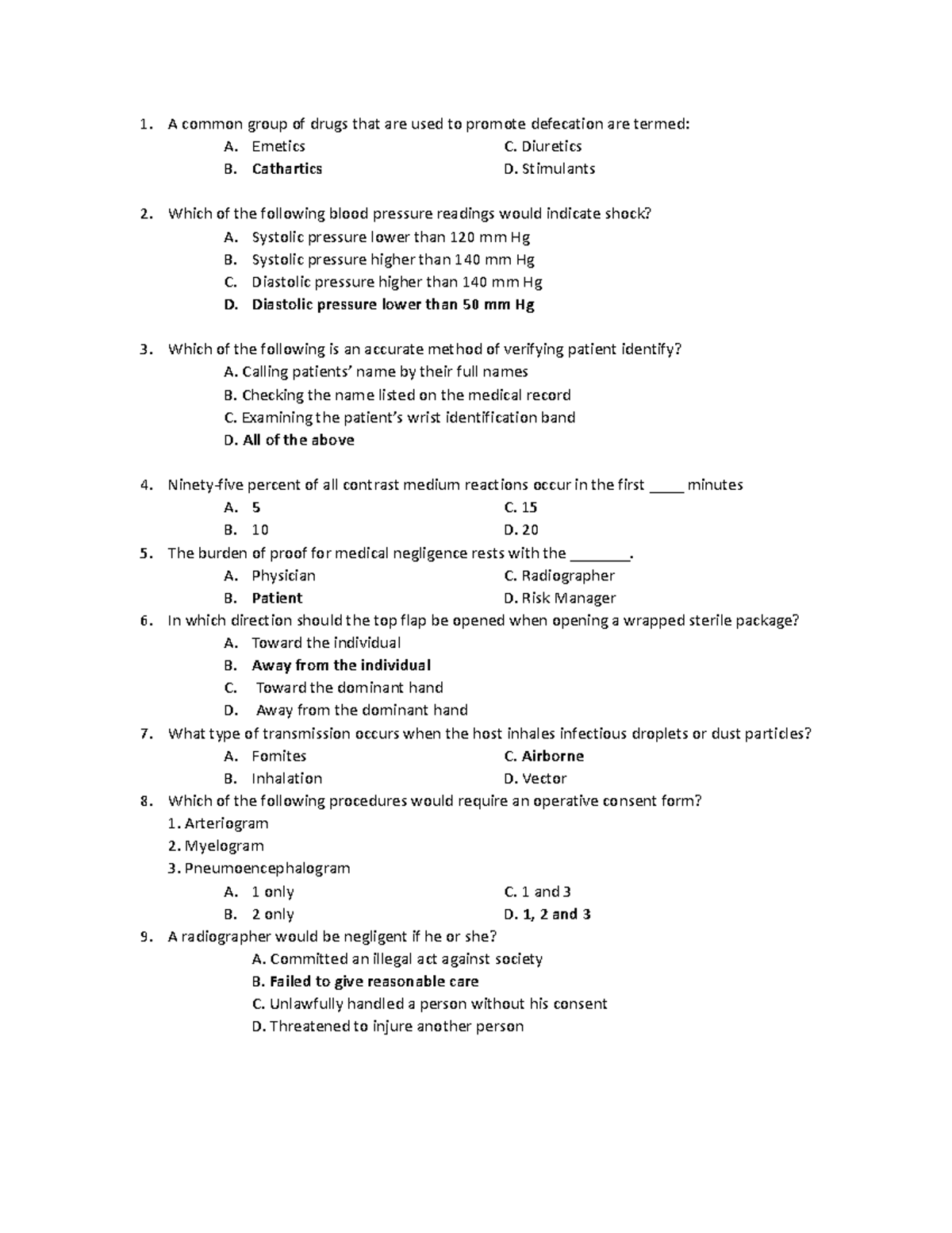 Pc care - Pc care - 1. A common group of drugs that are used to promote ...