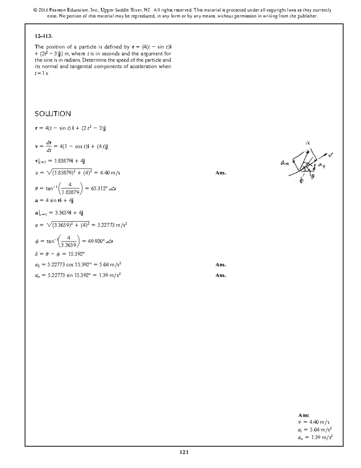 HW #2 Ch12 Kinematics of a Particle 10 problems, 200 points-n-t only-key - exist. No portion of ...