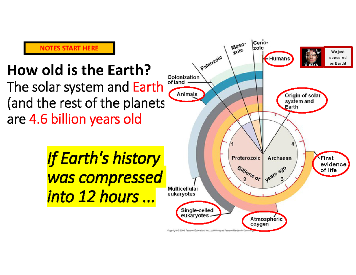 Geologic Time Notes-microsoft powerpoint - slides - geological time ...