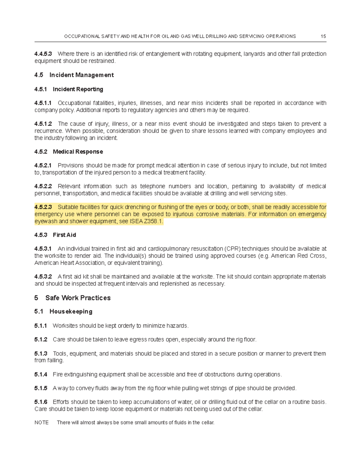 Standard Sharing- API RP 54-2019 Section 4 - OCCUPATIONAL SAFETY AND ...