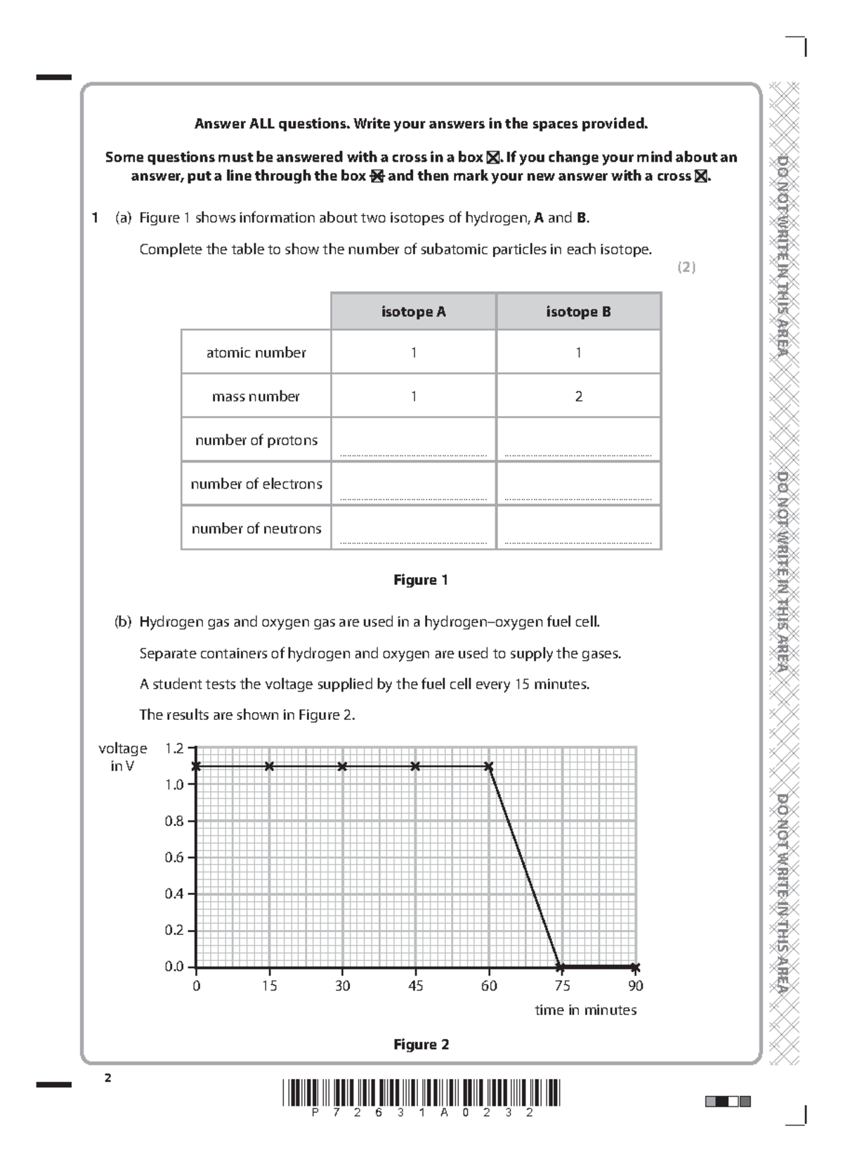 April 24 revision A-2-8 - P72631A0232 DO NOT WRITE IN THIS AREA DO NOT ...