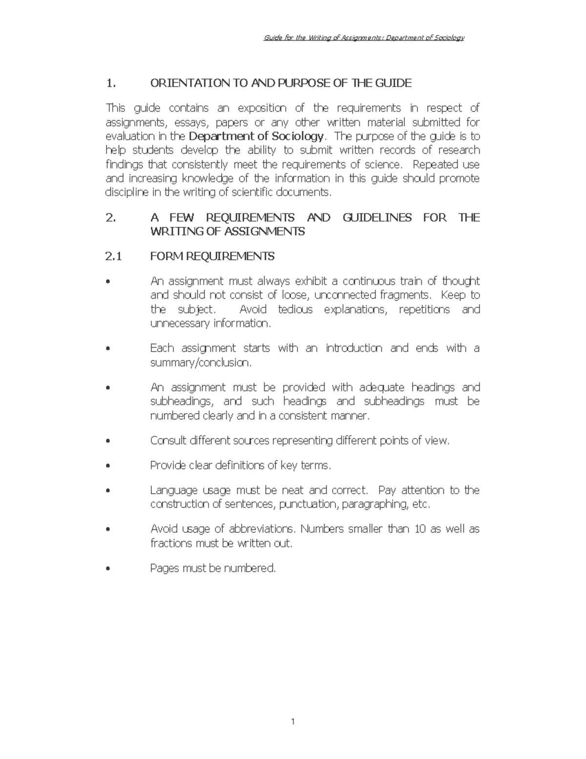 Guide for writing assignments 331 eng - - Studocu