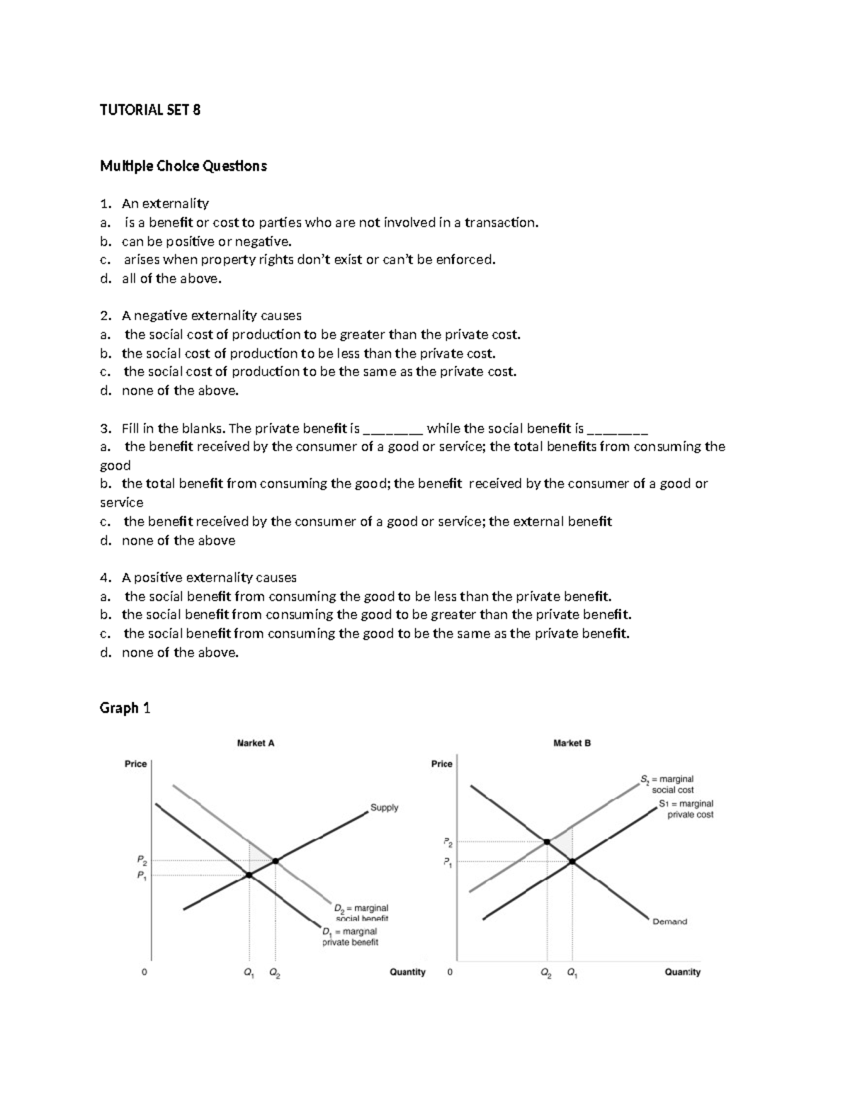 Tutorial Set 8 Sv Gchj Tutorial Set 8 Multiple Choice Questions An