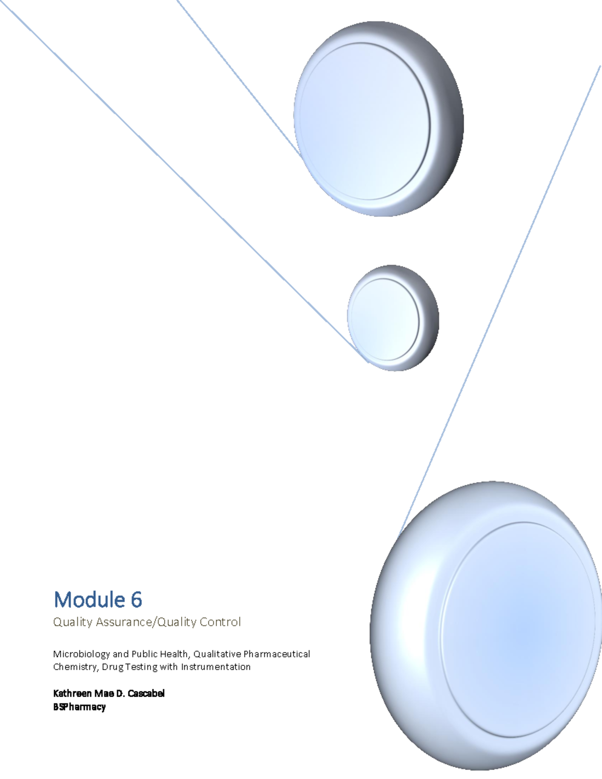 Module-6-Summary - module 6 phle - Module 6 Quality Assurance/Quality ...