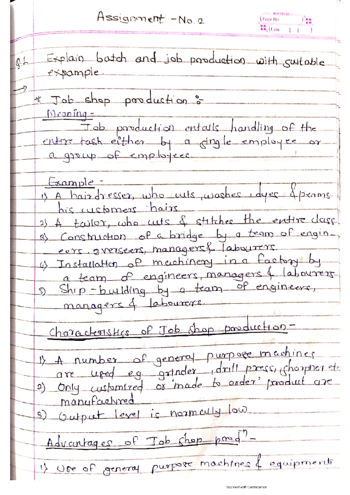 OSCM assignment - 2 - Mba - Studocu