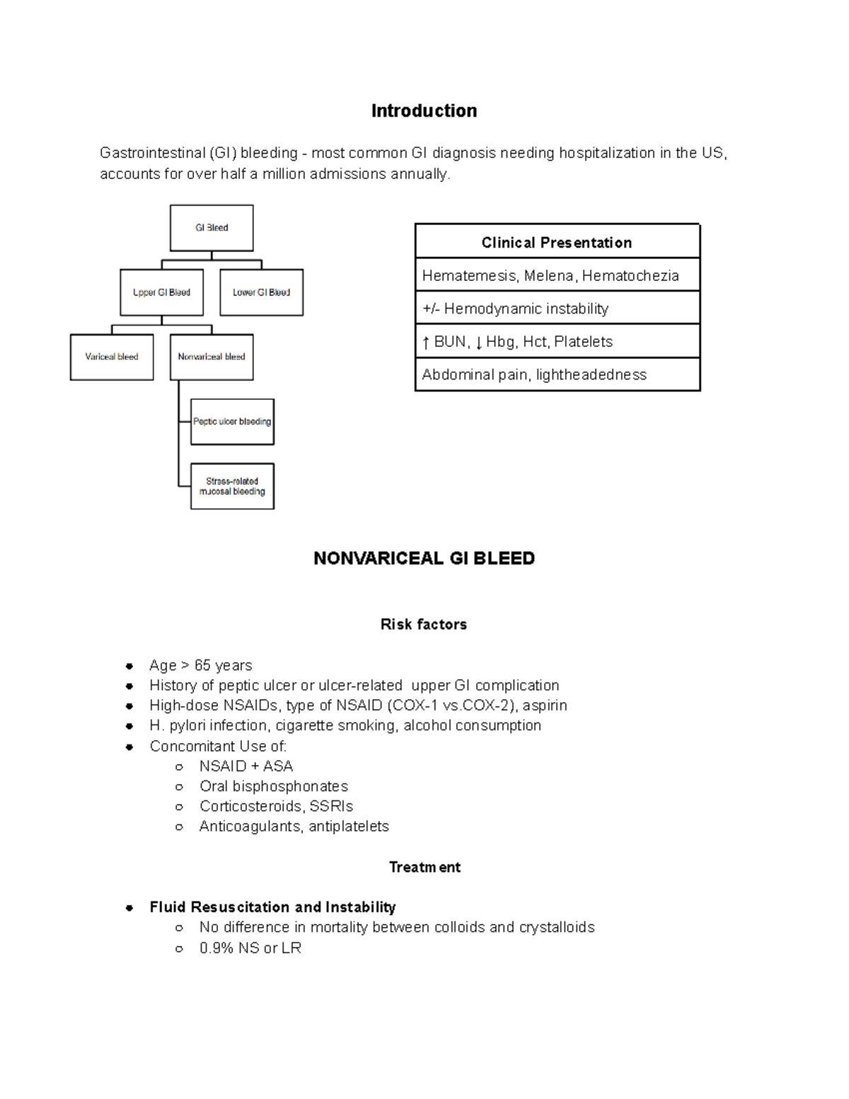GI Bleed - Introduction Gastrointestinal (GI) bleeding - most common GI ...