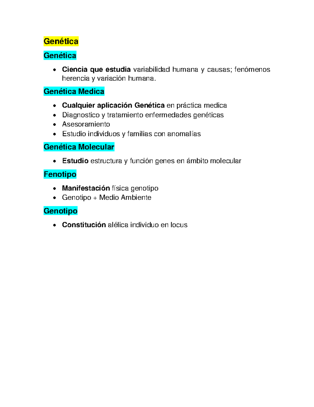 Guia Embrio Ordinario - se saca 90+ - Genética Genética Ciencia que ...
