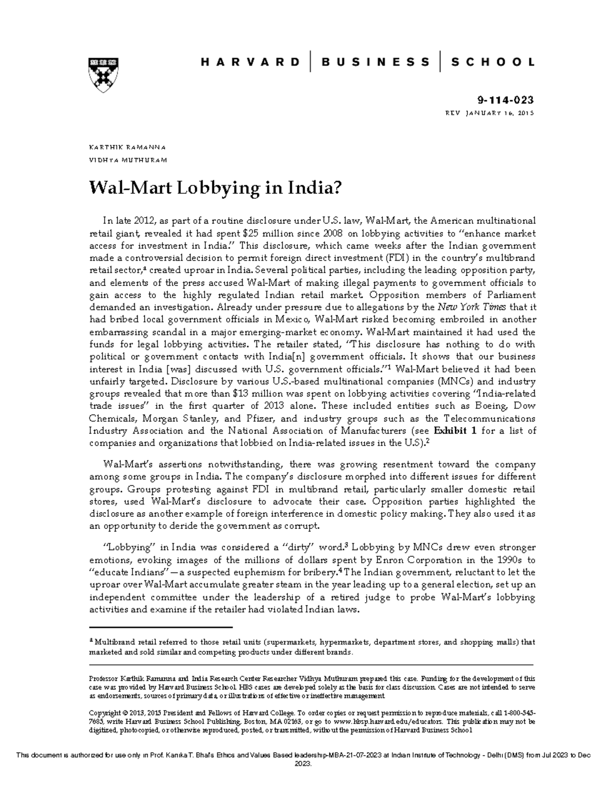 Wallmart - sda - 9 -1 1 4 -0 2 3 R E V : J A N U A R Y 1 6 , 2 0 1 5 ...