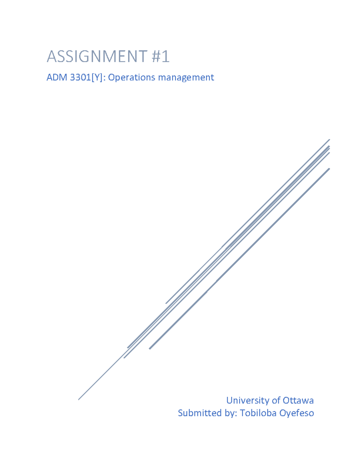 Adm 3301(y) Assignment 1 - Warning: TT: undefined function: 32 Warning: TT: undefined function ...