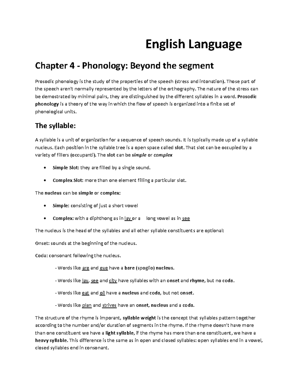 English Language, English Language: Description, Variation and Context - English Language ...