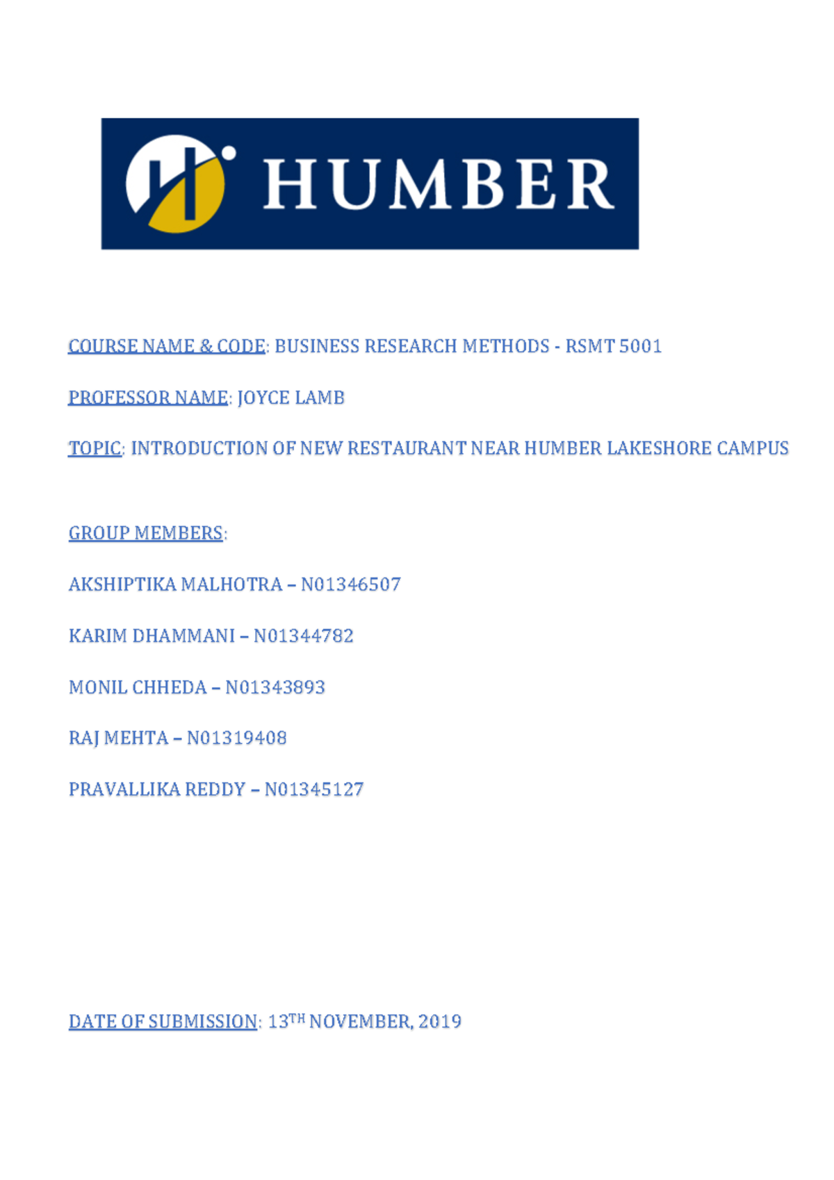 BRM Proposal. - assignment - Warning: TT: undefined function: 32 COURSE NAME & CODE: BUSINESS ...