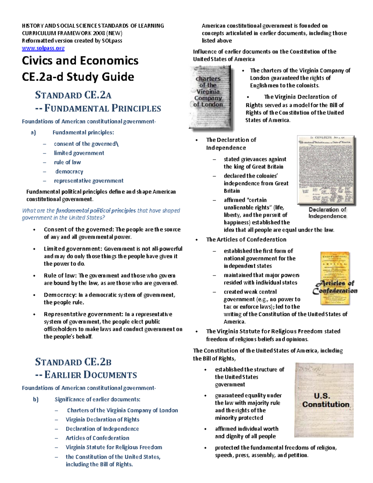 2019 Full SOL Study Guide Packet All Chapters - HISTORY AND SOCIAL ...