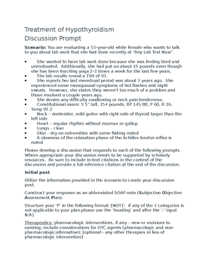 Week 6- allergies - Soap note - Allergies- SOAP Note A 31-year-old ...