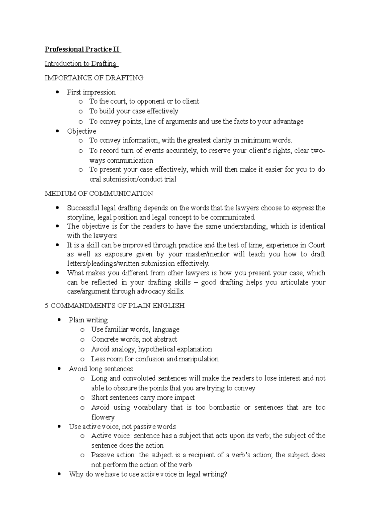 Chapter 1 - Introduction to Drafting - Professional Practice II ...