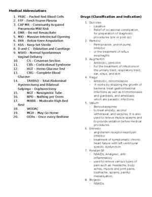 Drugs - DRUGS: Classification and Indications:** Dulcolax: Classified ...