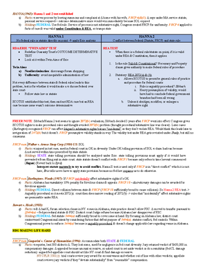 Civil Procedure Law Outline - 3 - Civil Procedure Purposes that the ...