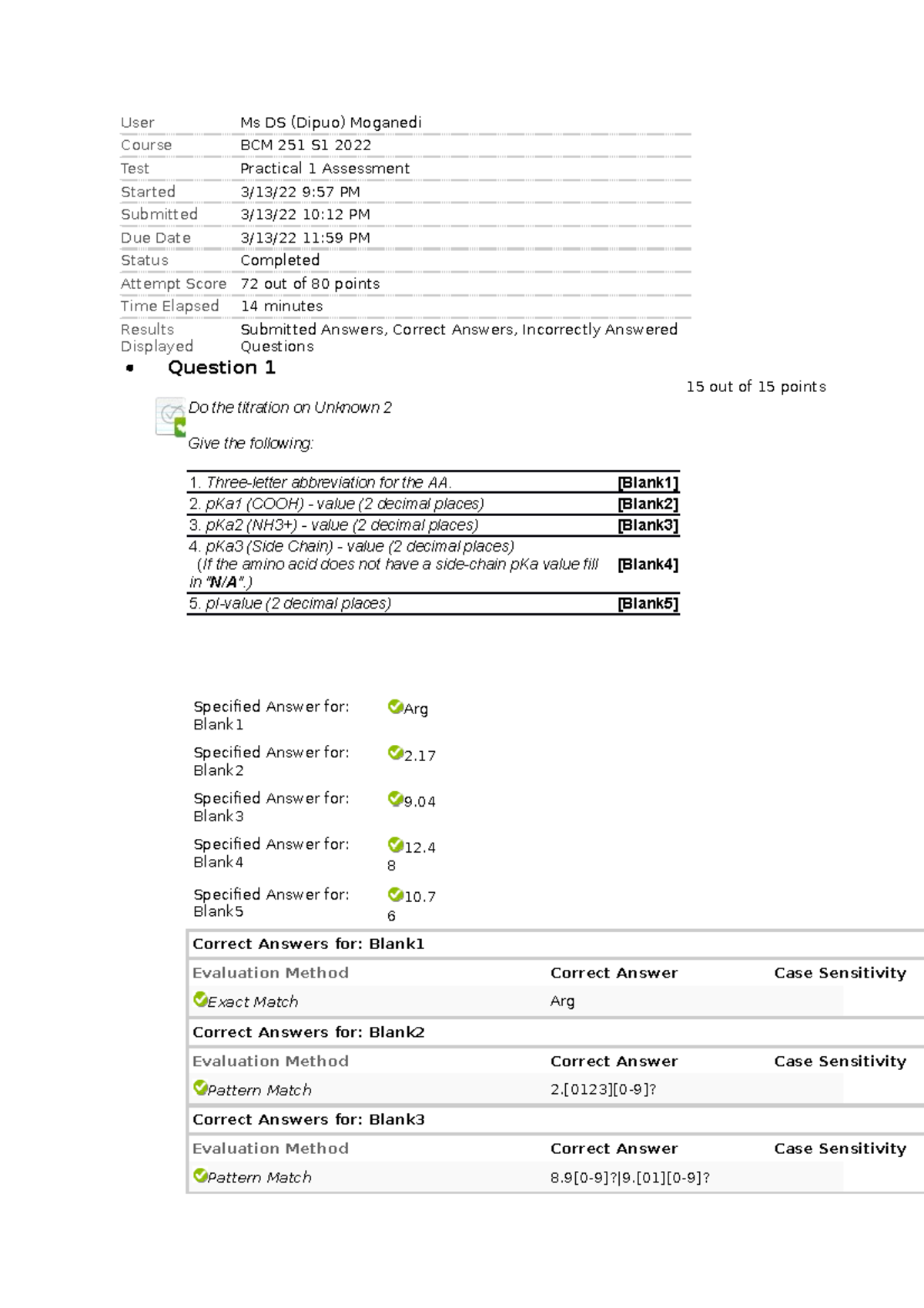 BCM Pracs - THIS IS A MEMORANDUM FOR THE ORACTICALS - User Ms DS (Dipuo ...