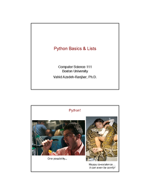 CS 111 Problem Set 5 - Problem Set 5 Part I due by 11:59 p. on Thursday ...