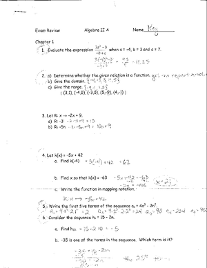 Review 6-1 to 6-4 worksheets - Studocu