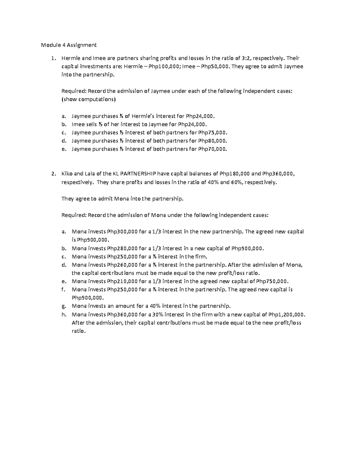 Module 4 Assignment 521ab2e55e85be412235 bc18708 a20c0 - Module 4 ...