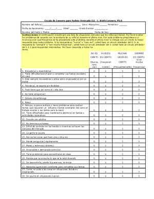SCQ Extracto manual escala de maduración - M. Rutter A. Bailey C. Lord ...