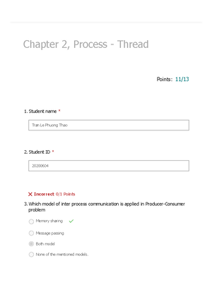 Chapter 2 Process Management - Process 2.1. Notion of process Notion ...