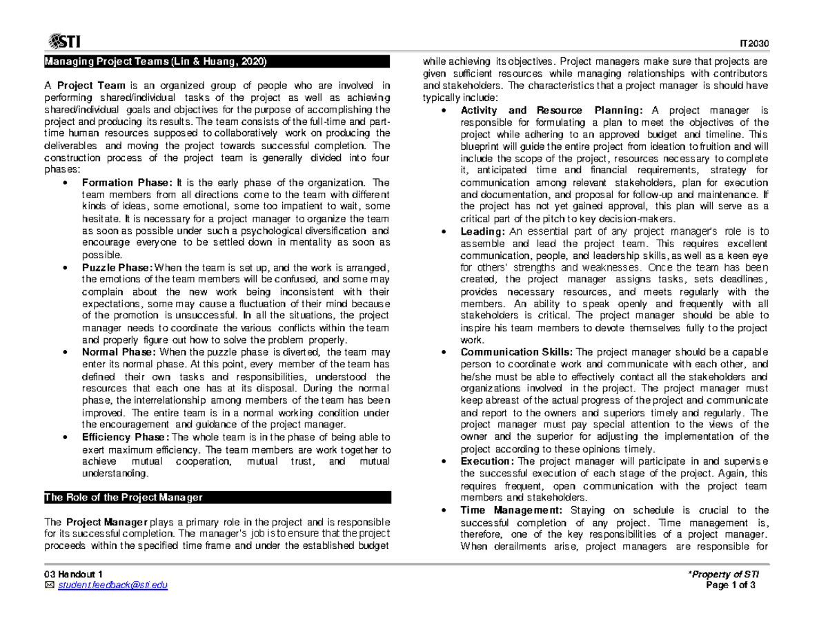03 Handout 1 - IT 03 Handout 1 *Property of STI student@sti Page 1 of 3 ...