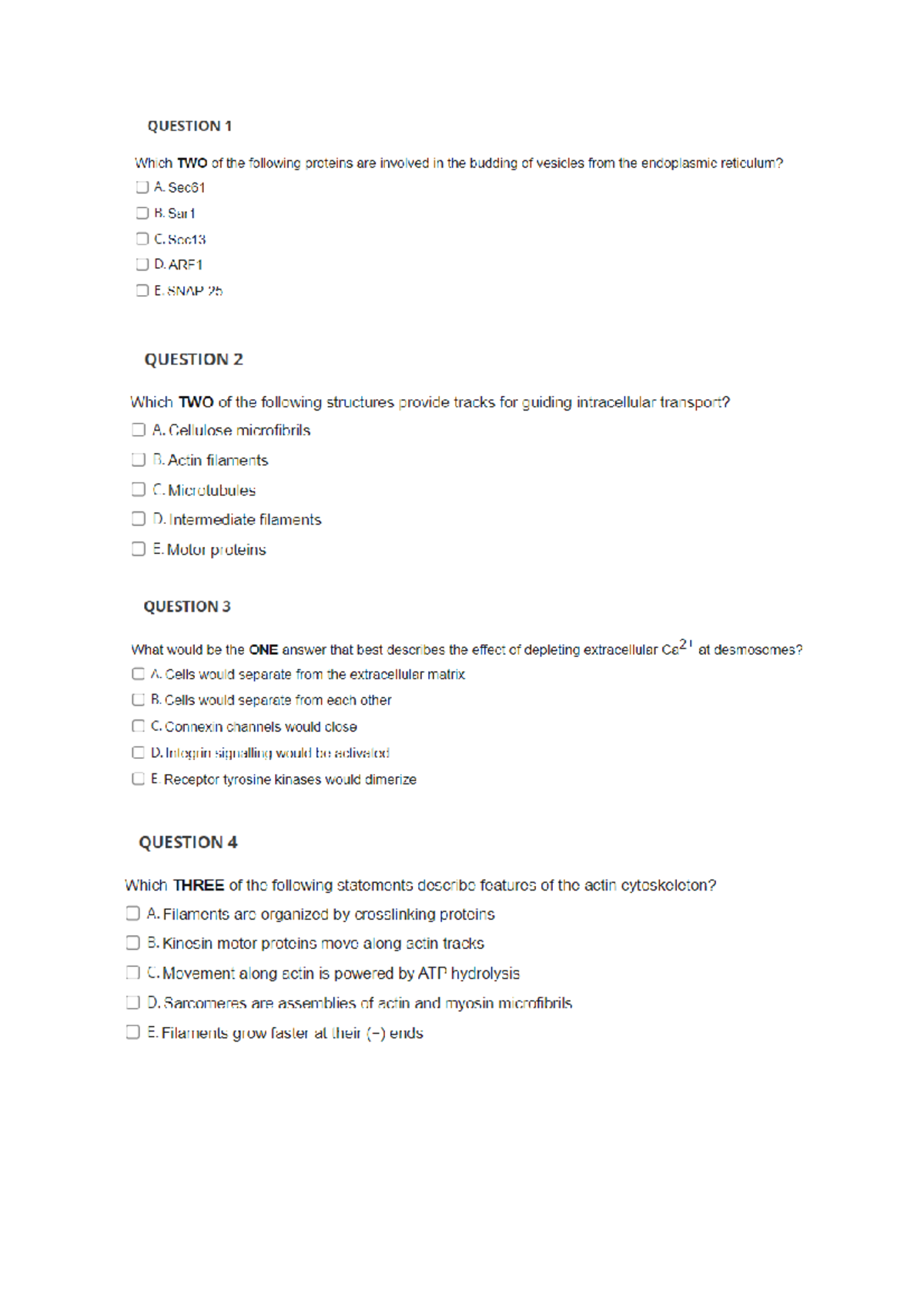 CBG full module MCQs 2 - Studocu