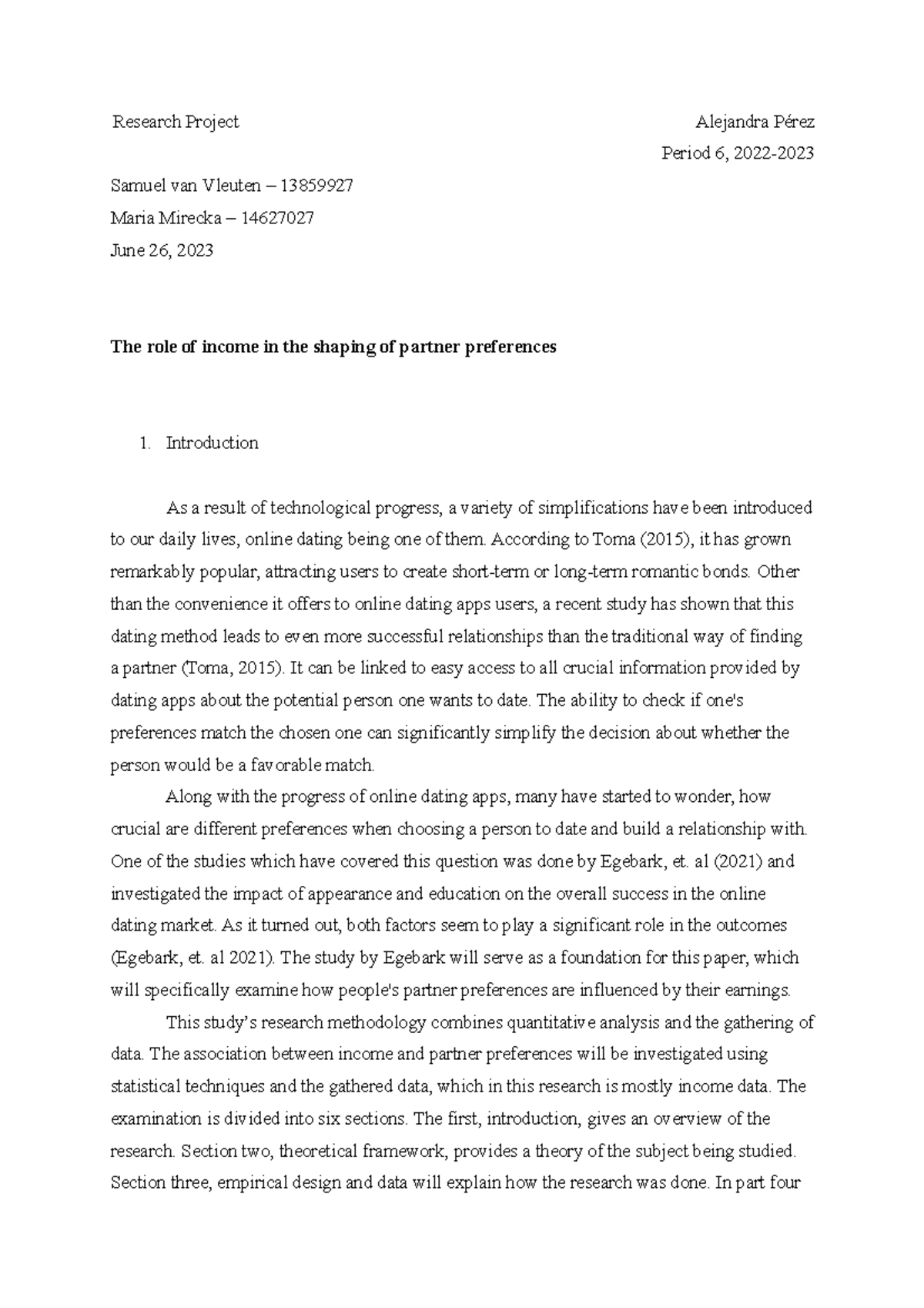 Final product paper research project 2023 - Research Project Alejandra ...