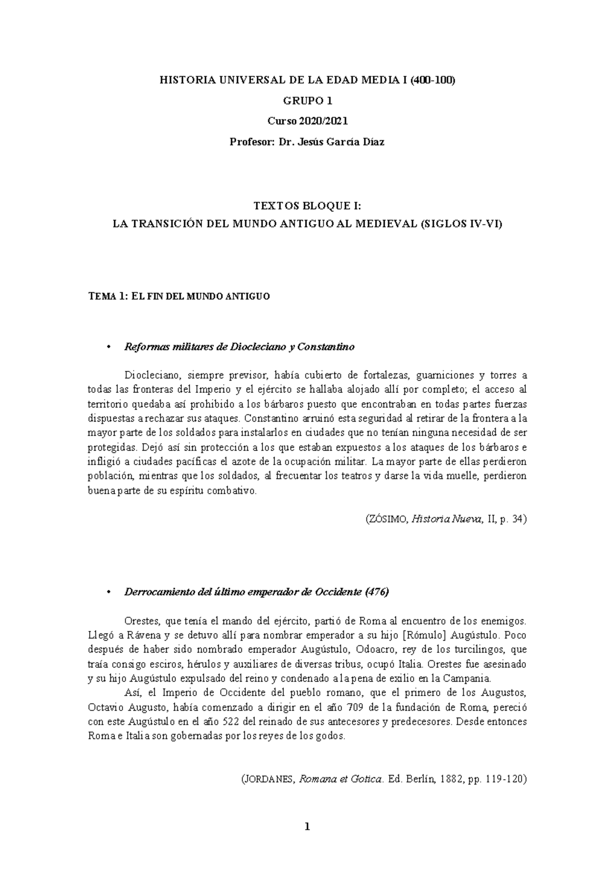 Textos Medieval Universal Bloque I - HISTORIA UNIVERSAL DE LA EDAD ...