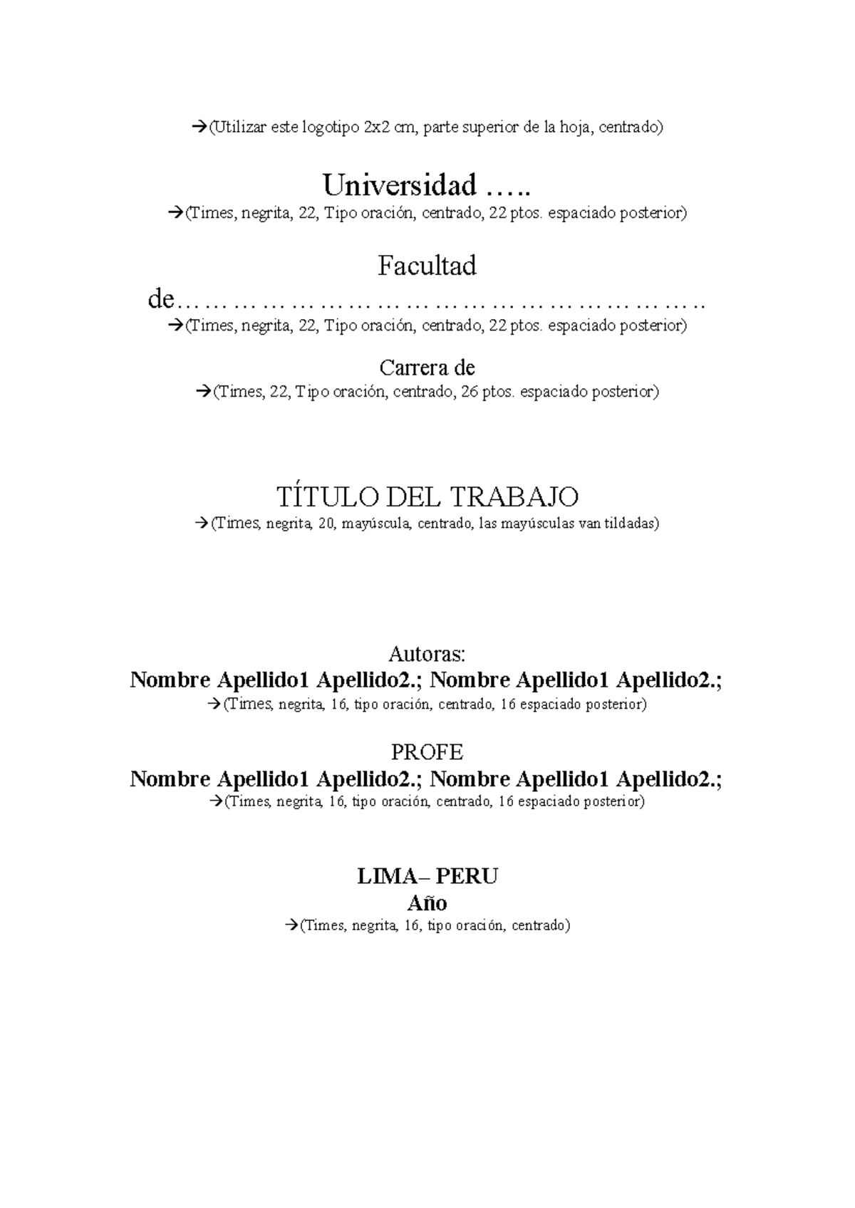 Plantilla normas APA - (Utilizar este logotipo 2x2 cm, parte superior ...