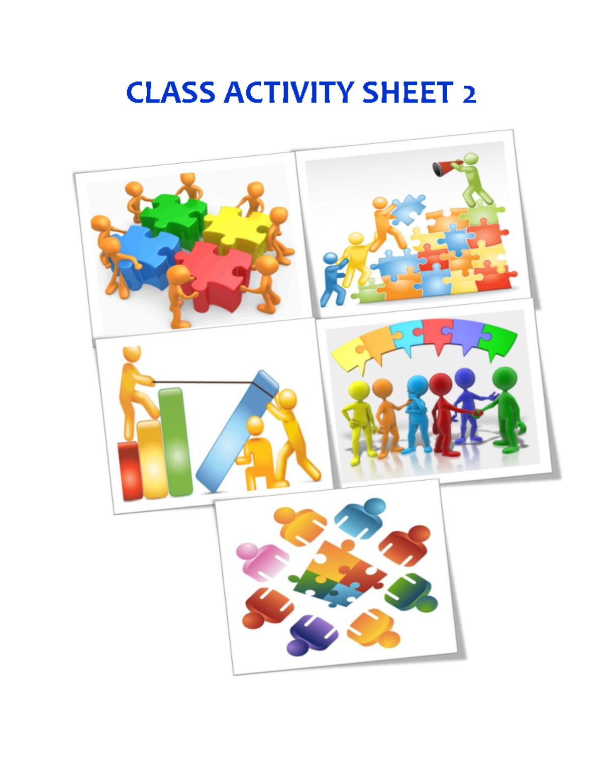 Class Activity Sheet 2 - CLASS ACTIVITY SHEET Activity 1: (Learning ...