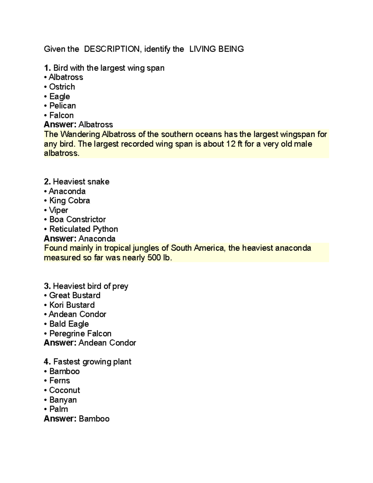 Gk1 - summarize form of important events, records and information ...