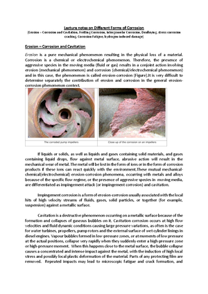 Lecture notes on Different Forms of Corrosion-1-1 - Warning: TT ...