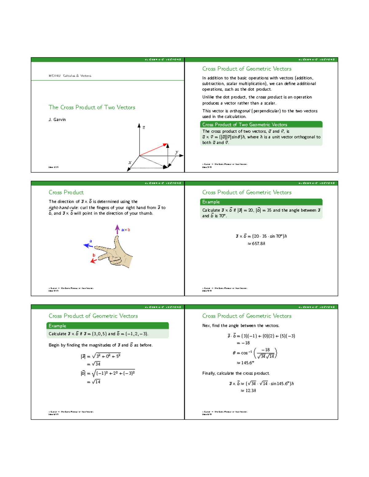 Cross product handout cross_product_handout.pdf cross_product_handout ...