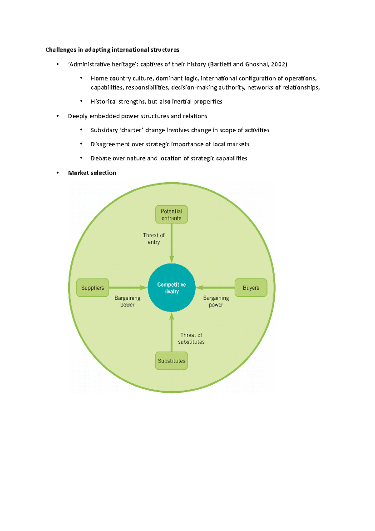 Challenges in adapting international structures - Challenges in ...