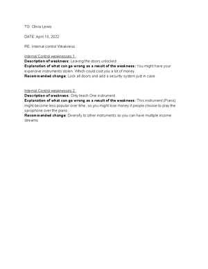 AFA 100 study sheet - Chapter one Assets = Liabilities + Shareholders ...