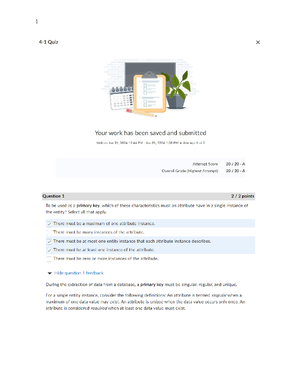 CYB 210 Module 1 1-0 Knowledge Check - Question 1 point Match each description on the left with ...