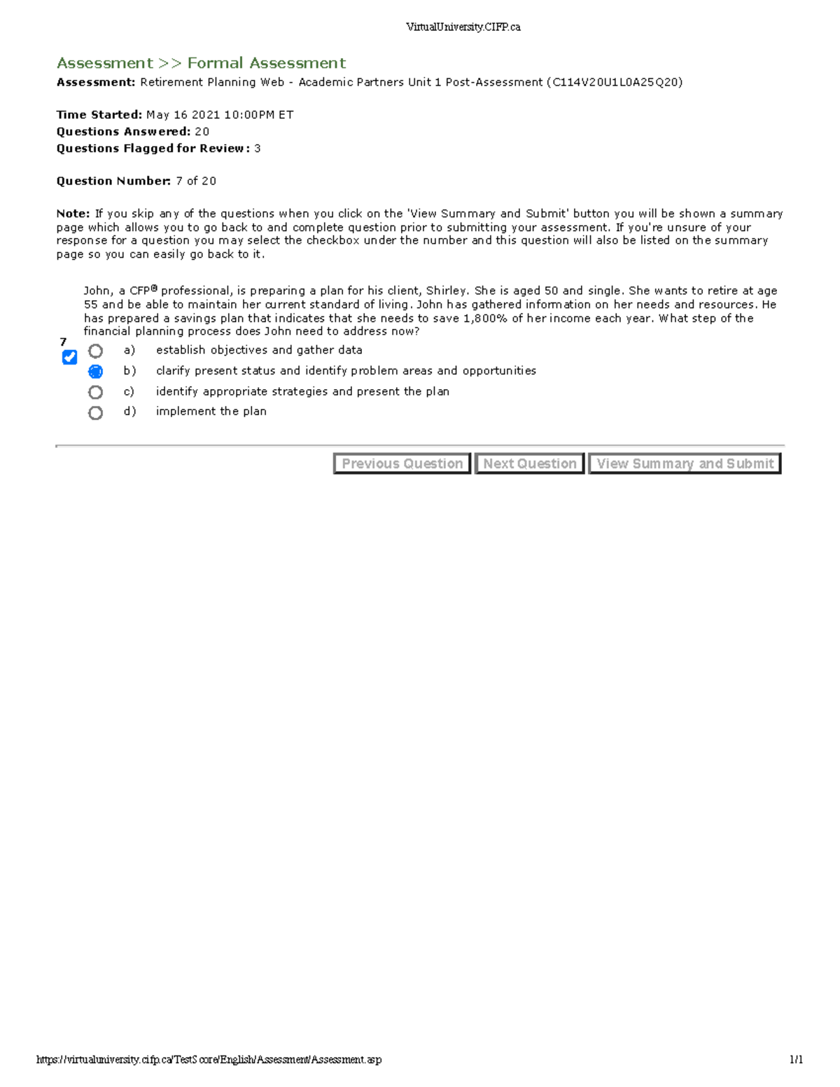 Unit 1 Formal Assessment Q7 - VirtualUniversity.CIFP - Studocu