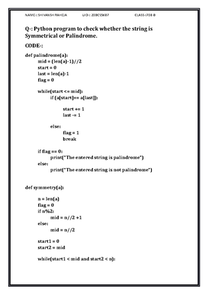 Soumya Python - Concept of Problem Solving Problem solving is a process of transforming the ...