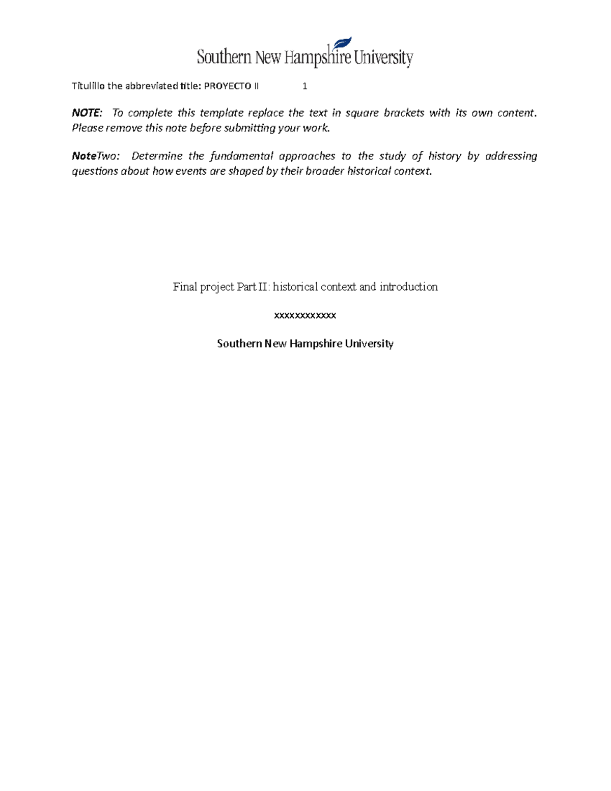 History 100_Module 6_Final Project Number ll - Titulillo the ...