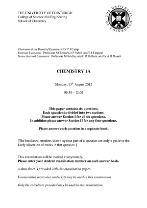 WS 1 Report Writing - A Pre-Lab Reading - Formal lab reports (A helpful ...