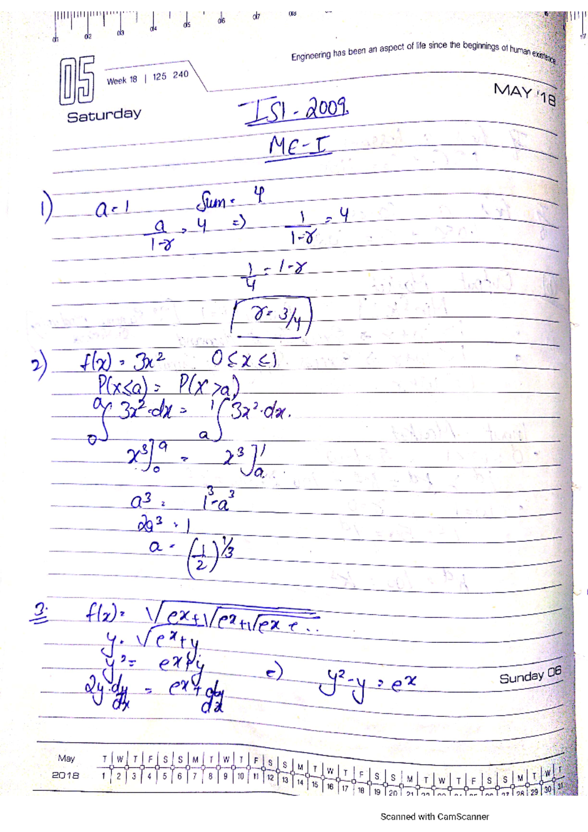 ISI-2009 - Solutions to ISI MSQE Question Papers - Economics - Studocu