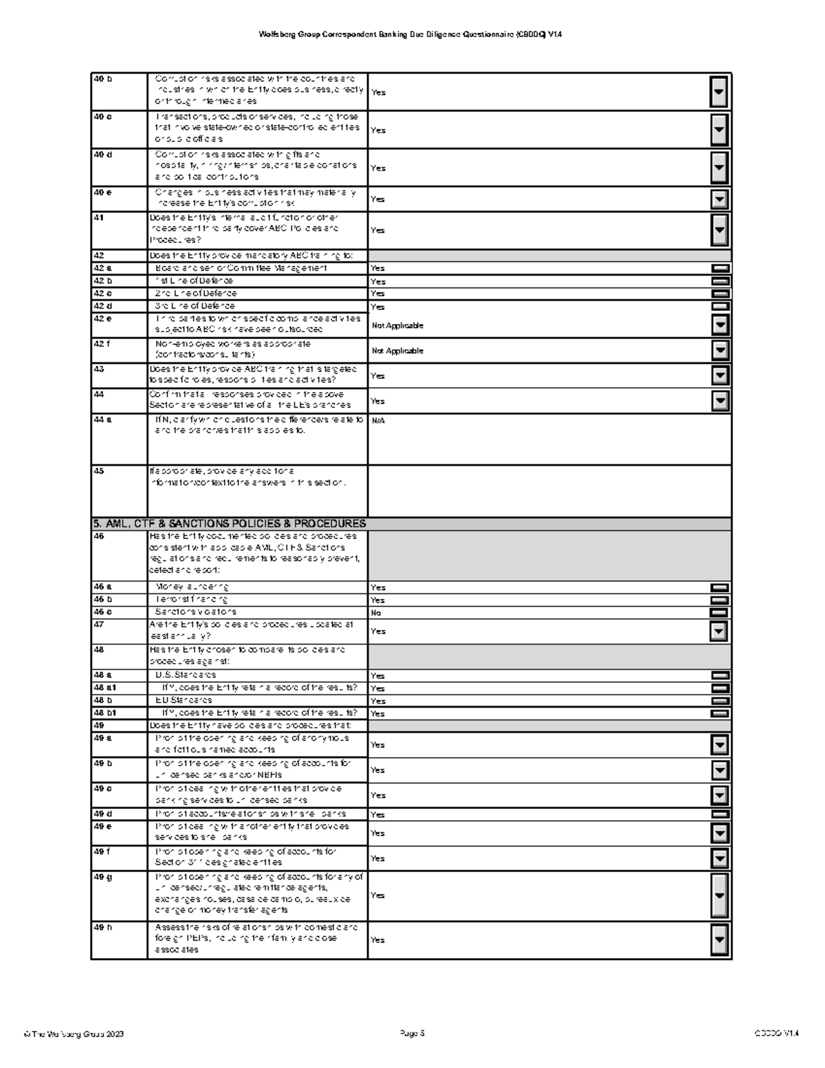 Pag5 - Wolfsberg Group Correspondent Banking Due Diligence ...