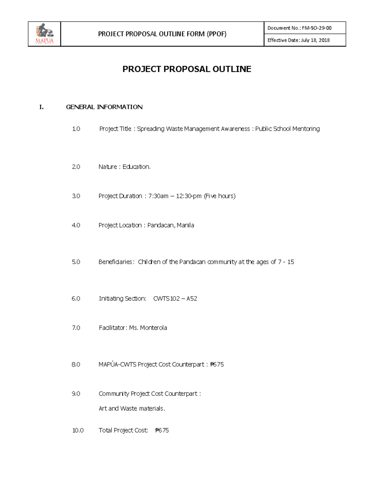 Final Project proposal - CWTS102 - A52 - Castillo - PROJECT PROPOSAL ...