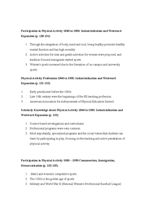 Spheres of Physical Activity Experience (KINE - 01) - THE SPHERES OF ...